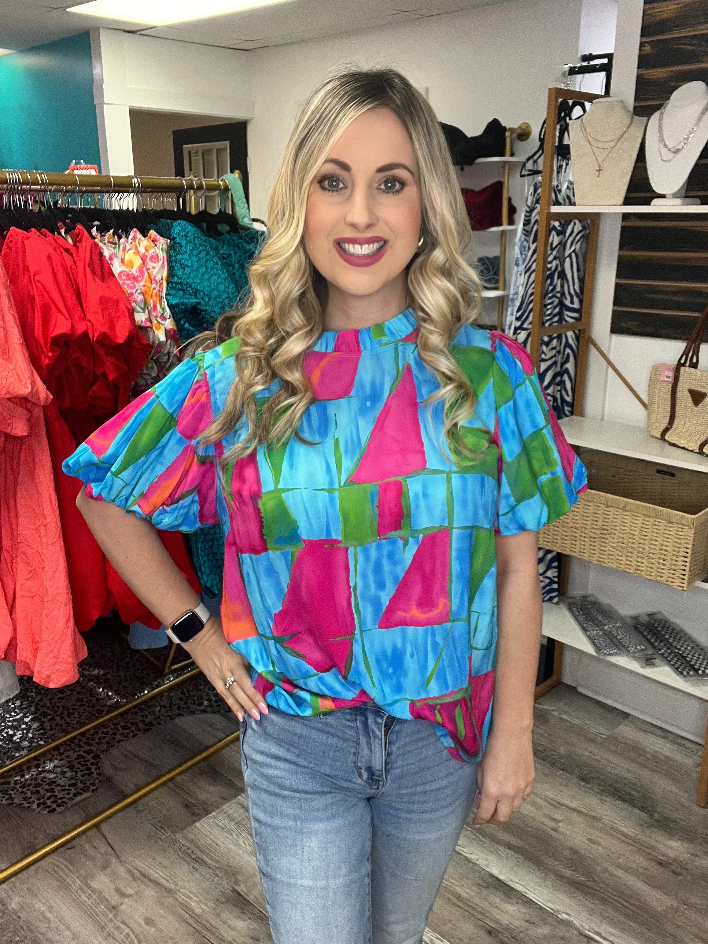 Tulip Fields Top – Tootsie's Boutique