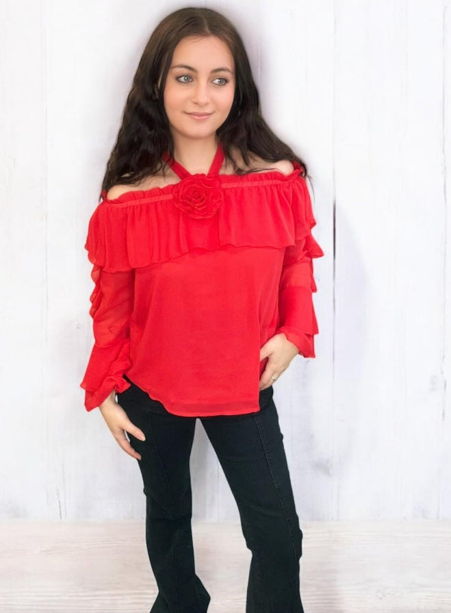 Rosey Top – Tootsie's Boutique